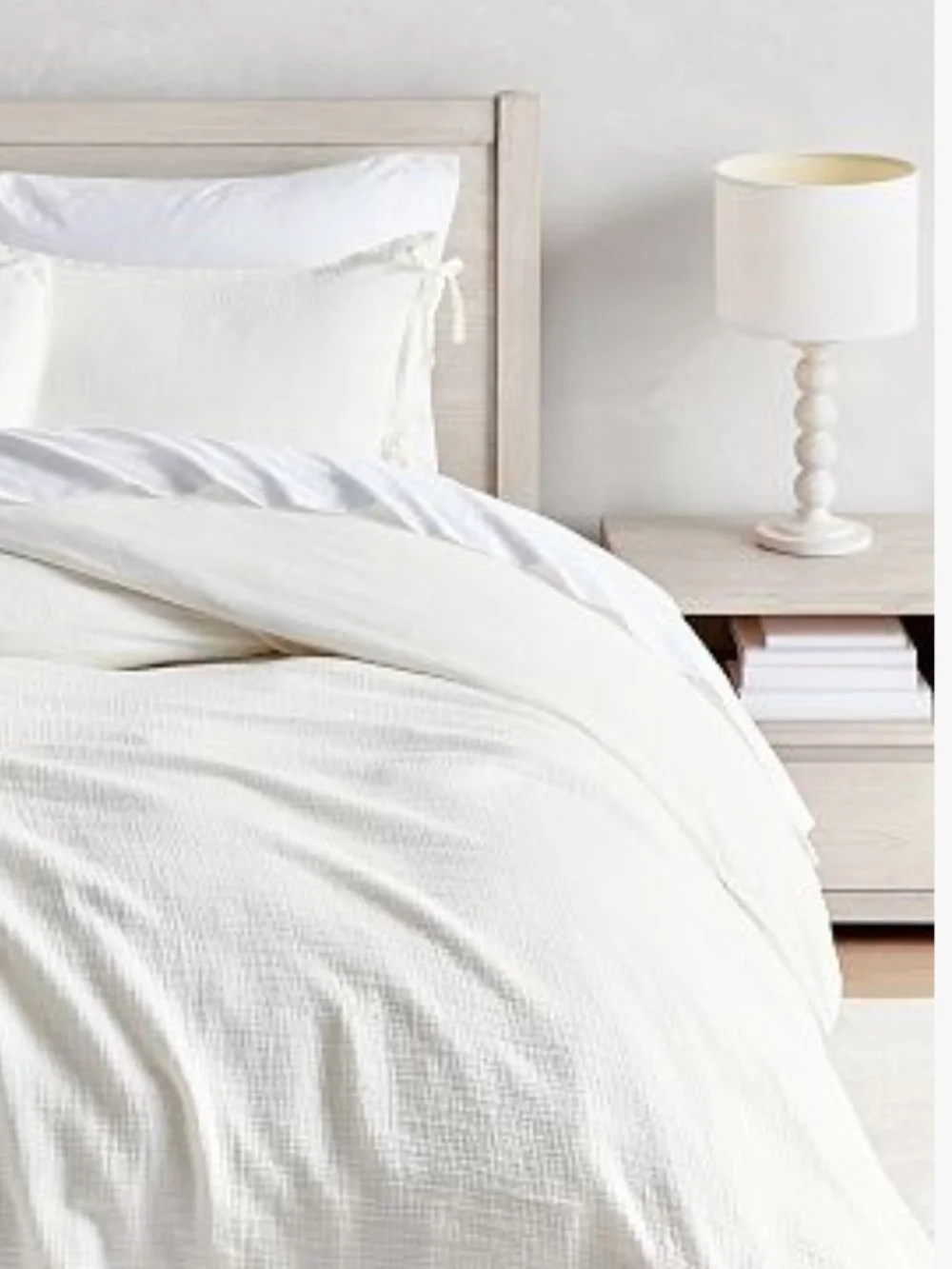 Pottery Barn Teen | Bedding | Pottery Barn Teen Ivory Textured Gauze ...